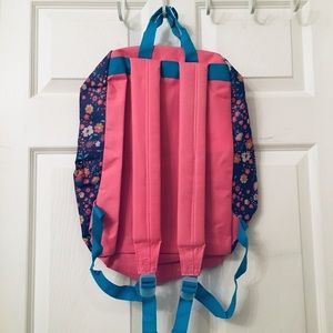 Accessories | Nwt Girls Backpack Pretty Teal With Floral Design | Poshmark